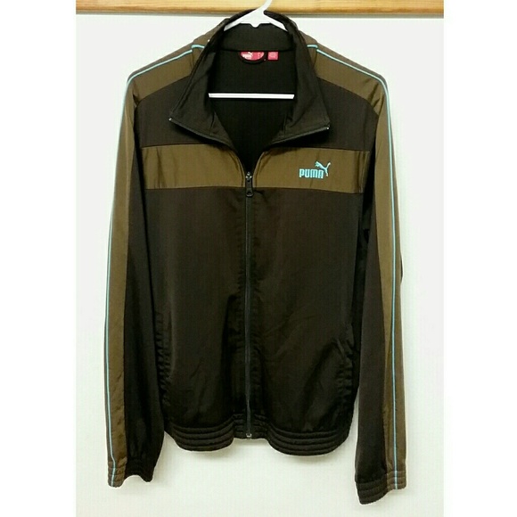 Puma | Jackets & Coats | Puma Brown Active Jacket | Poshmark